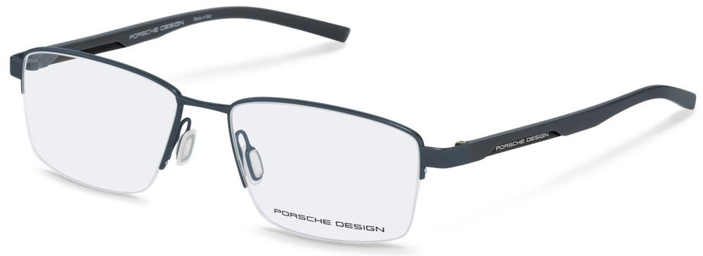 PORSCHE DESIGN 'P8745' Semi-Rimless Glasses InternetSpecs.co.uk