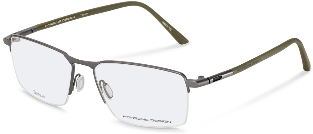PORSCHE DESIGN 'P8765' Semi-Rimless Glasses InternetSpecs.co.uk
