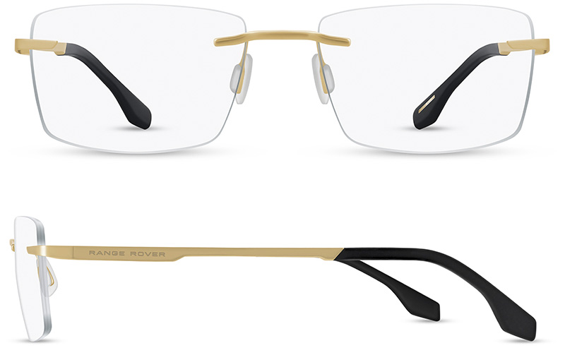 RANGE ROVER 'RR 3014R' Rimless Glasses InternetSpecs.co.uk