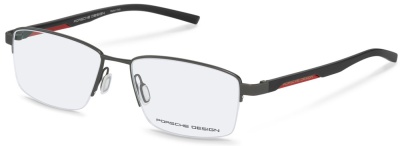PORSCHE DESIGN 'P8745' Semi-Rimless Glasses InternetSpecs.co.uk
