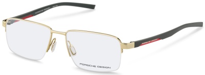 PORSCHE DESIGN 'P8747' Semi-Rimless Glasses InternetSpecs.co.uk